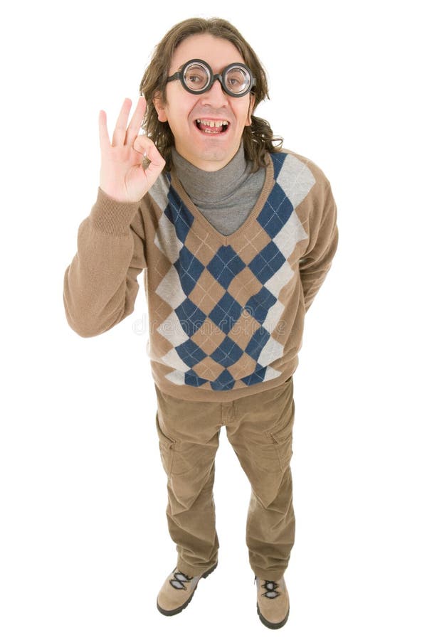 Geek man stock image. Image of style, thinking, facial - 103597149