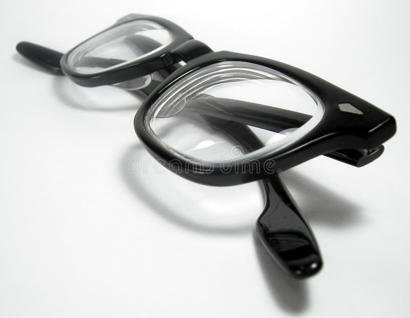 Geeky Glasses Stock Image Image Of Bifocals Vision Black 7141