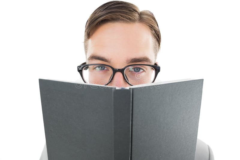 Book Man Over Peering Stock Photos - Free & Royalty-Free Stock Photos ...