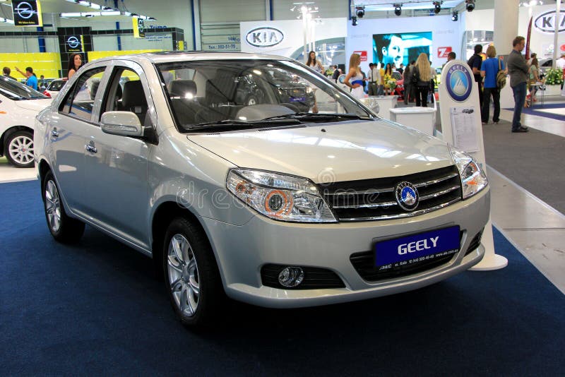 Geely Cross editorial photography. Image of driver, autoshow - 37457912