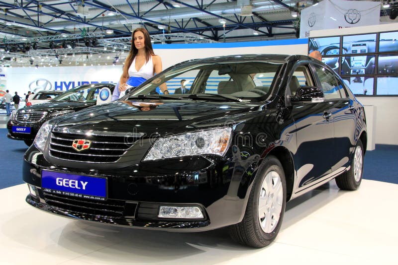 Geely Emgrand editorial stock photo. Image of industry - 37458068