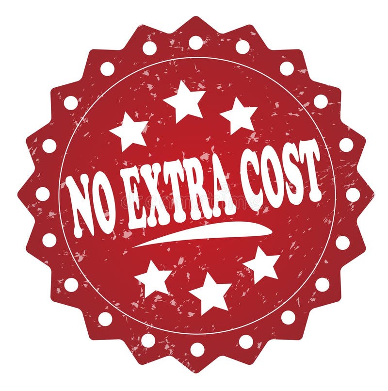 Geen Extra Kosten Grunge Zegel Stock Illustratie - Illustration of ...