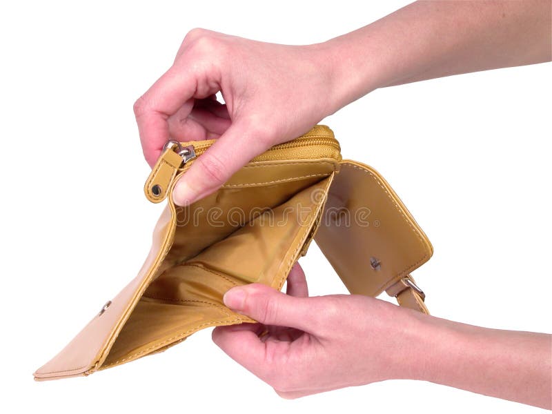 Geen Geld Concept-knippende Weg Stock Afbeelding - Image of begrip ...