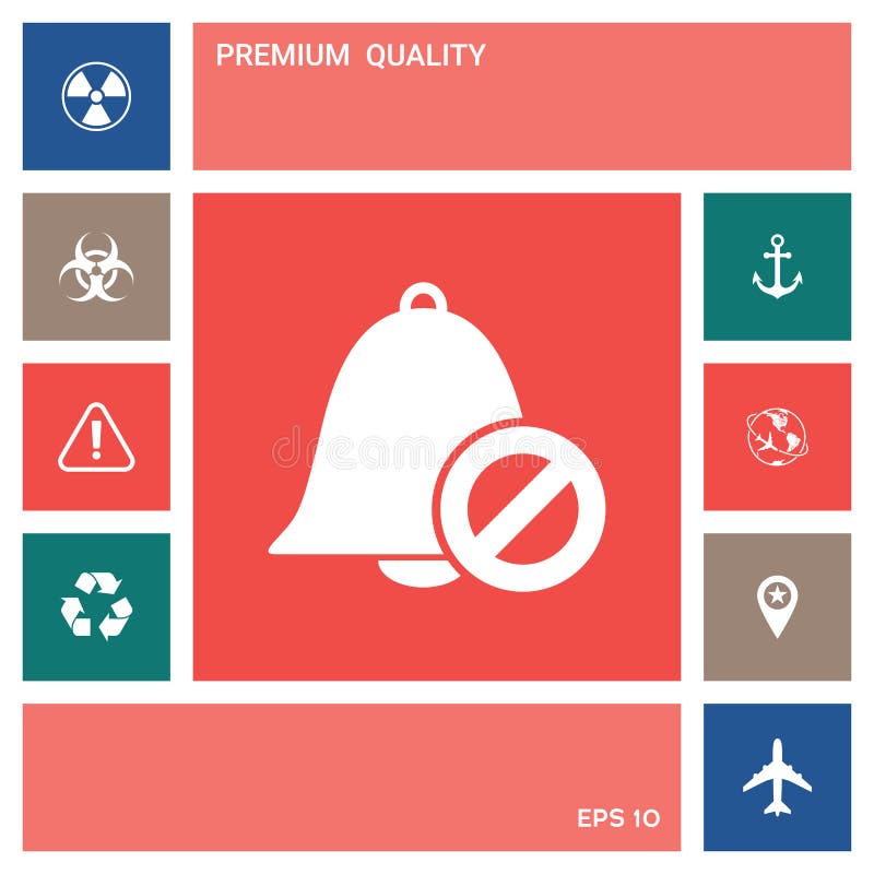 Geen Klokpictogram Het Teken Van Het Verbod Het Symbool Van Het Einde ...