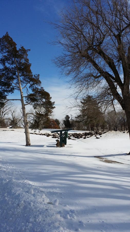 Snow Covered Golf Course Ii Stock Photos - Free & Royalty-Free Stock ...