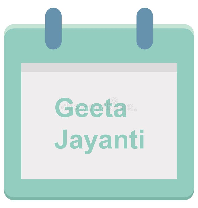 Geeta Jayanti Special Event Day Vector Icon that Can Be Easily Modified ...