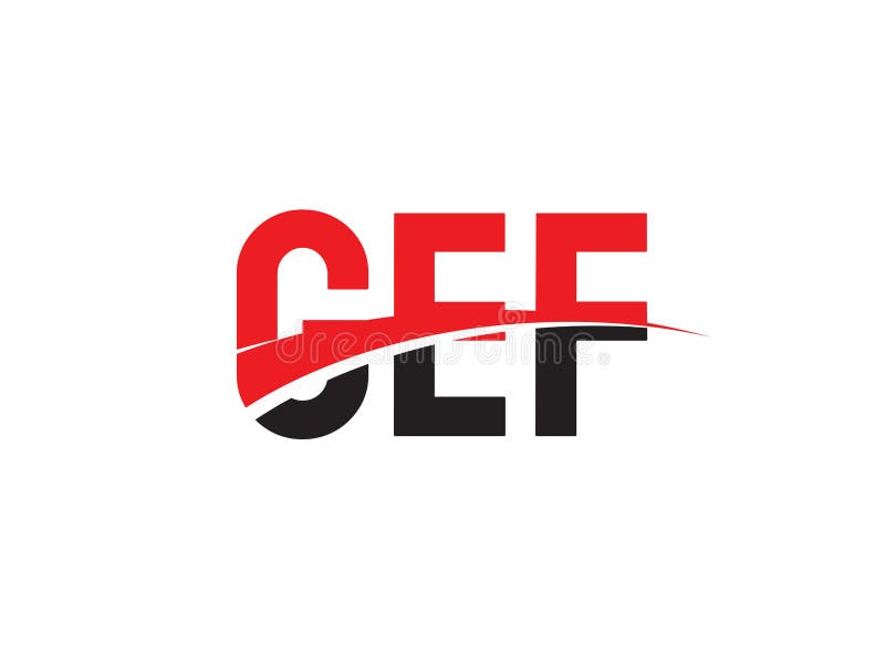 GEF Letter Initial Logo Design Vector Illustration Stock Vector ...
