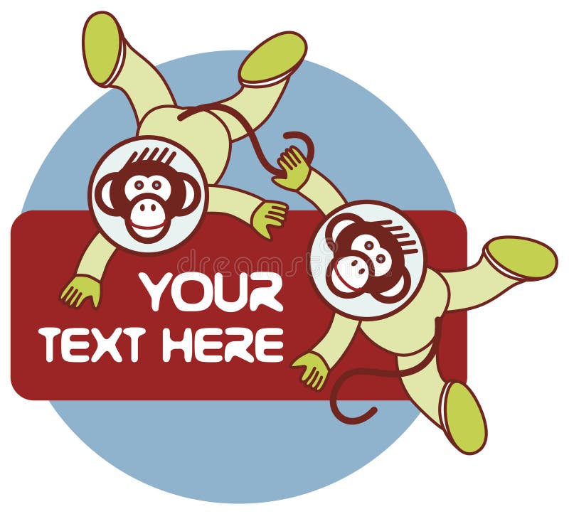 Fliegende Affen vektor abbildung. Illustration von karikatur - 35190237