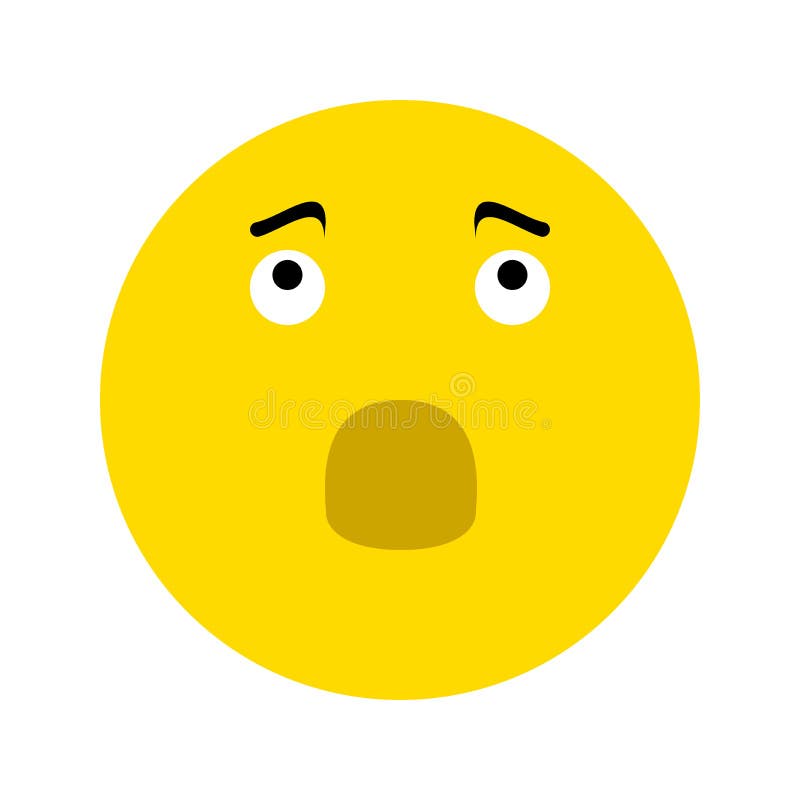 Gefrustreerd Smiley-pictogram Stock Illustratie - Illustration of ...