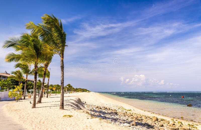 Geger beach on Bali island stock image. Image of bali - 133130583
