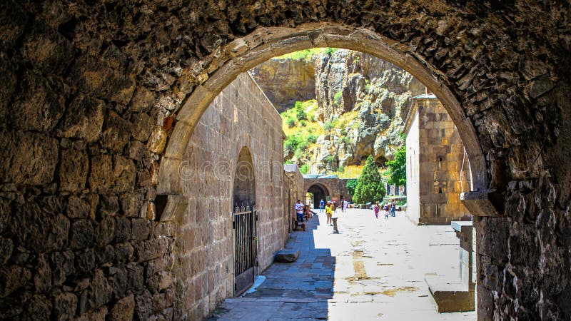 Geghard, a Monastery Complex, a Unique Architectural Structure in ...