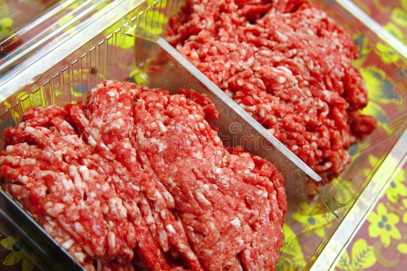 Gehacktes Fleisch stockbild. Bild von abendessen, gesund - 14725571
