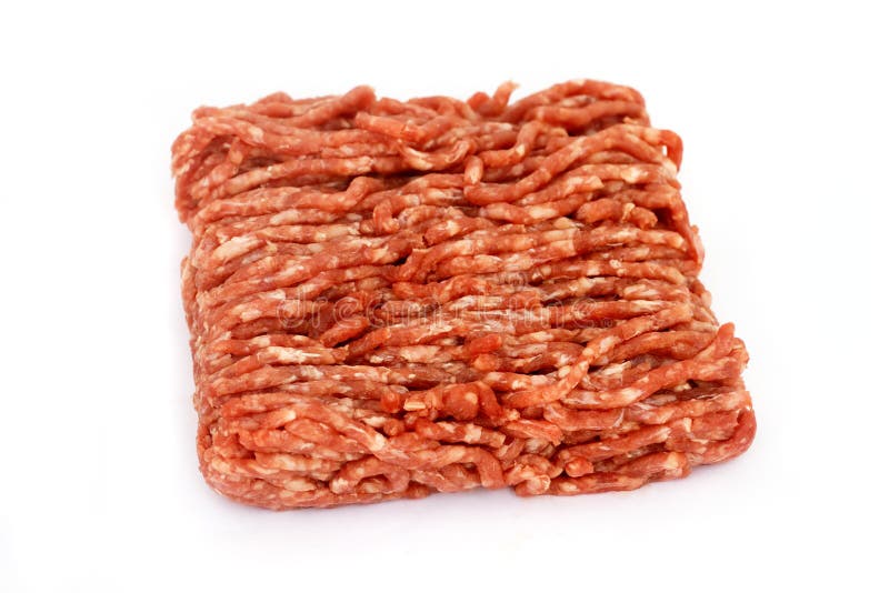 Hackfleisch vom Supermarkt stockfoto. Bild von hamburger - 38011128