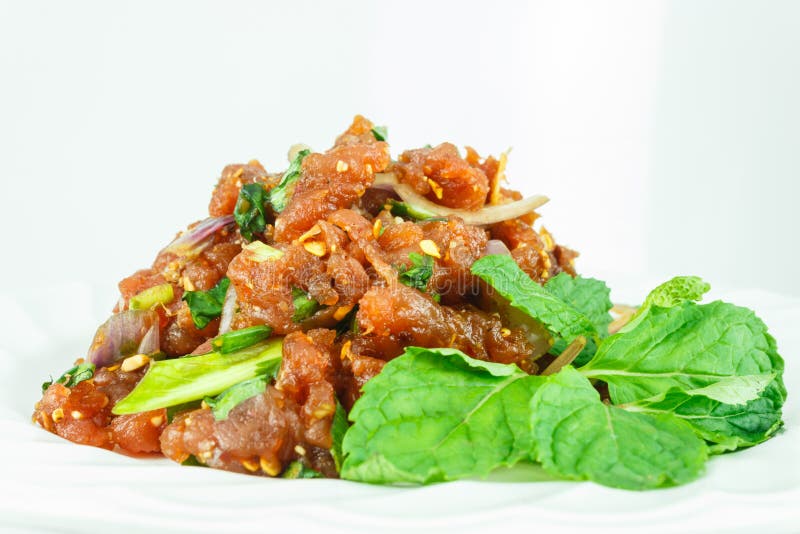 Gehacktes Fleisch stockbild. Bild von kräuter, mittagessen - 27938407