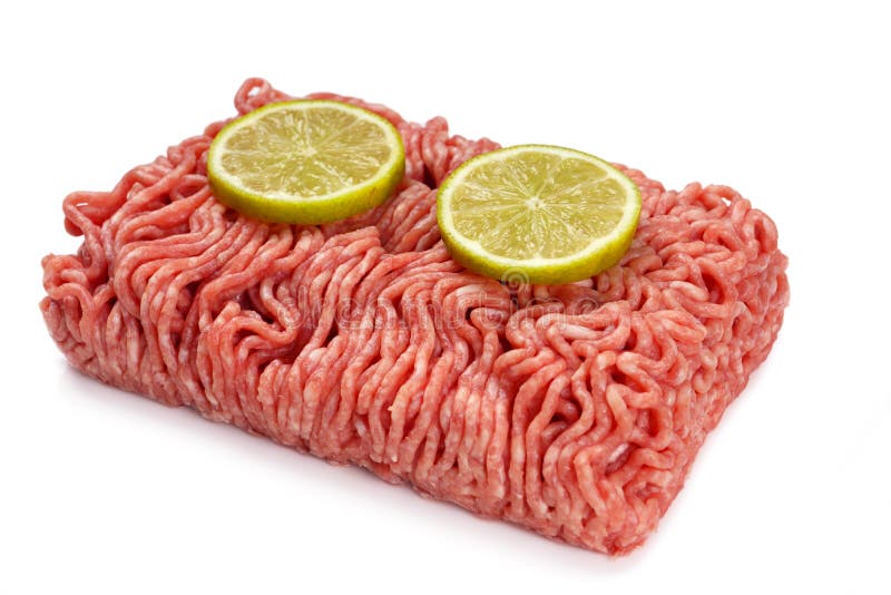 Gehacktes Fleisch stockfoto. Bild von essen, rezept, kalorie - 44031638