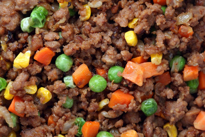 Gehacktes Rindfleisch stockfoto. Bild von gehackt, nahrung - 33554528