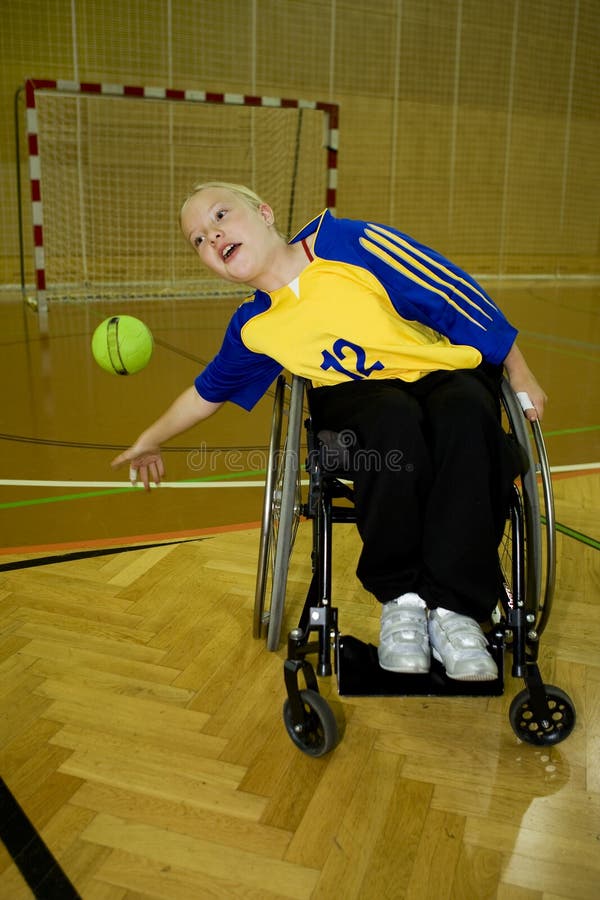 Gehandicapte Persoonssport in De Rolstoel Stock Afbeelding - Image of ...