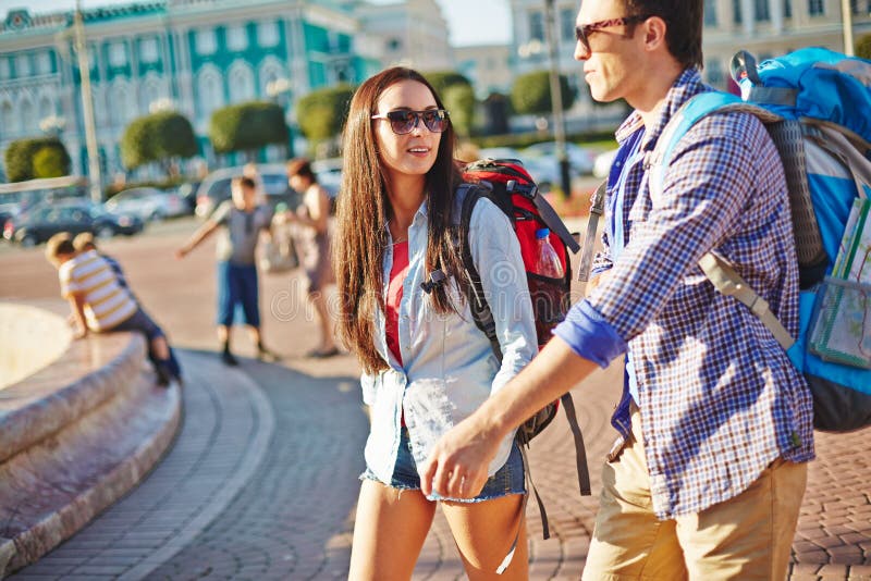 Gehen Sie zu besichtigen stockbild. Bild von leute, ferien - 62486993