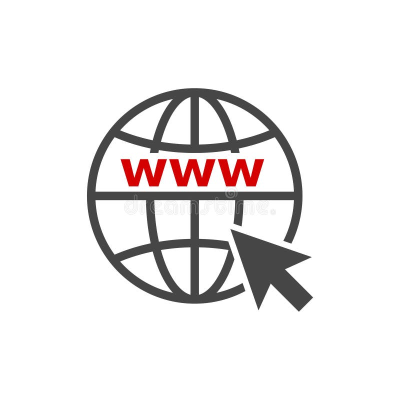 Gehen Sie Zum Netzzeichen, Zur Internet-Ikone Oder Zum Logo Auf Dunklem ...