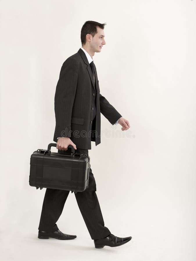 Gehen zu arbeiten stockfoto. Bild von schwer, geschäft - 8203014