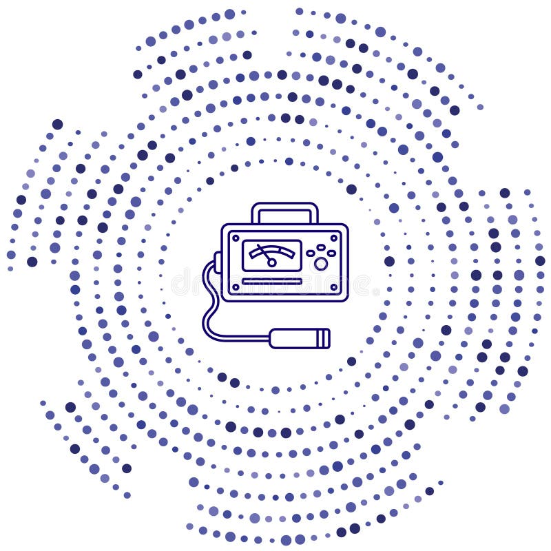 Geiger Counter Vector Icon. Geiger Counter Editable Stroke Stock Vector ...