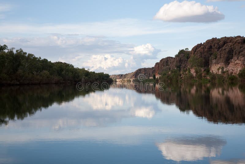 Geiki Gorge Landscape stock photo. Image of water, western - 6097574