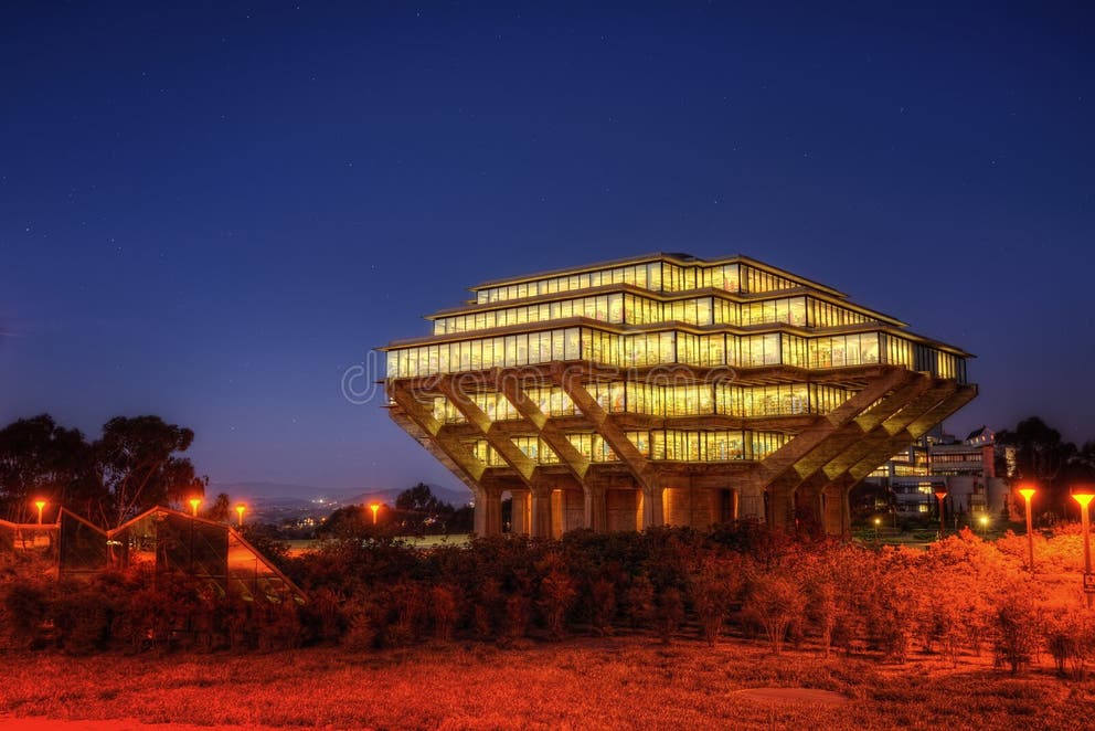 Geisel Library at UCSD stock photo. Image of library - 108770486