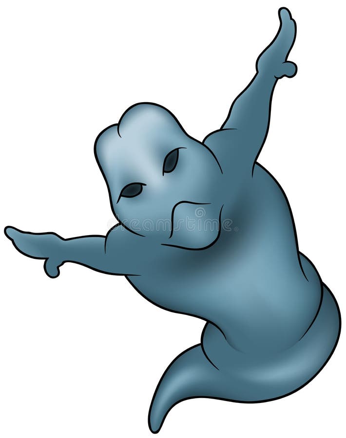 Lustiger Geist vektor abbildung. Illustration von lustig - 25072108