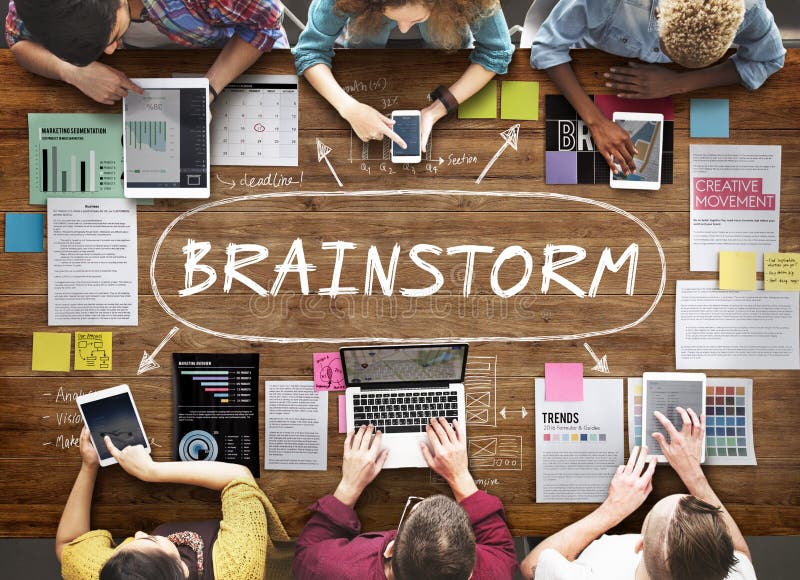 Geistesblitz-Inspirations-Ideen-Analyse-Konzept Stockfoto - Bild von ...