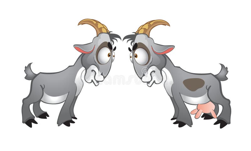 Boze Geit stock illustratie. Illustration of geit, hoef - 28844144