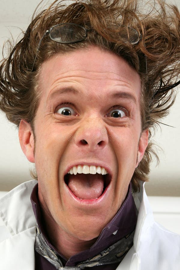 Gek gezicht stock afbeelding. Image of gotisch, punker - 7798747