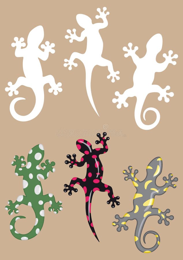 Gekko vector illustratie. Illustration of ontwerp, hagedis - 27360967