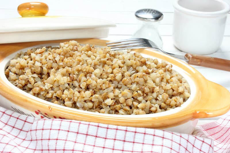 Gekookt Boekweit stock foto. Image of traditioneel, niemand - 33723884