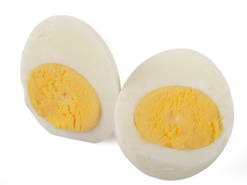 Gekookt ei stock foto. Image of voedsel, half, enkelvoudig - 31508676