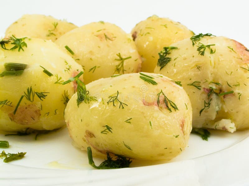 Gekookte aardappel stock foto. Image of gezond, maaltijd - 14699016