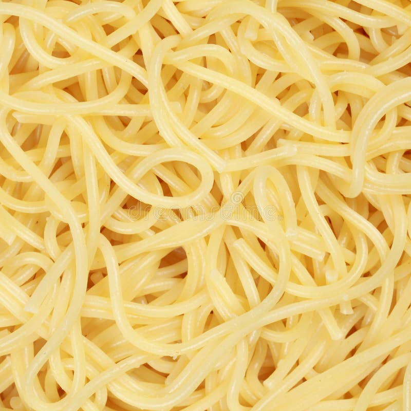 Gekookte Spaghetti Die Een Achtergrond Vormen Stock Foto - Image of ...