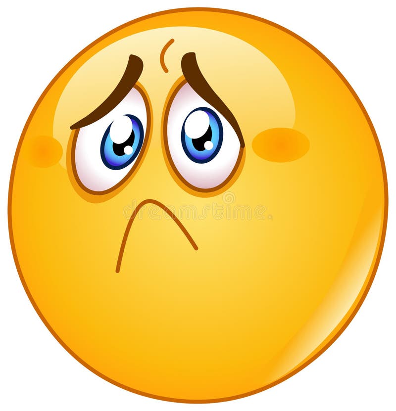 Gekwetste En Droevige Emoticon Vector Illustratie - Illustration of ...