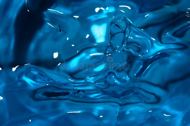 Gel azul foto de archivo. Imagen de azul, mirada, textura - 4456948