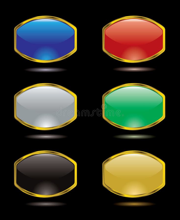 Glossy Buttons Stock Vector Illustration Of Menu Graphic 5991696