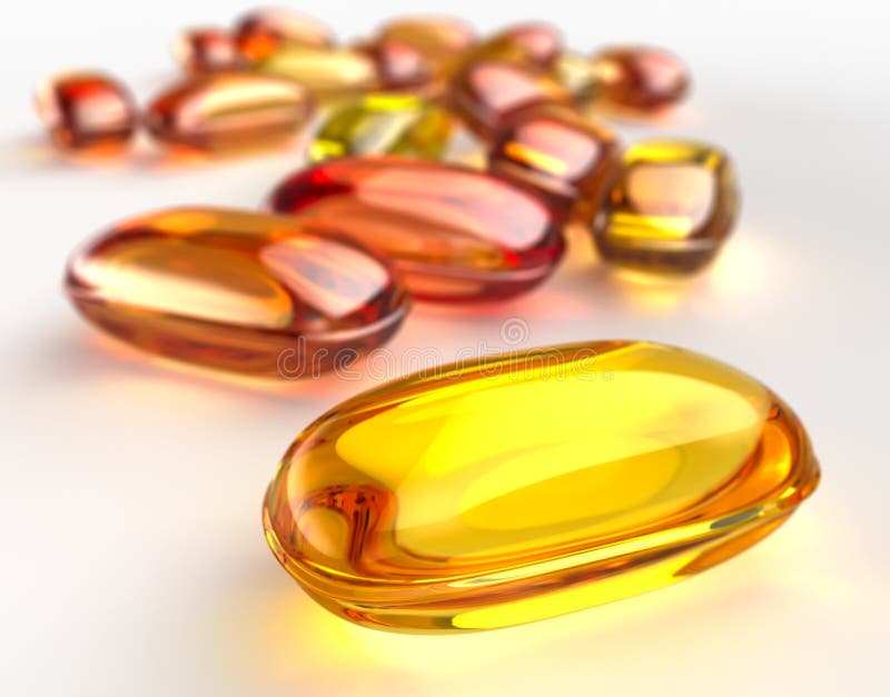 Gel capsules stock illustration. Illustration of pharmaceutical - 22788689