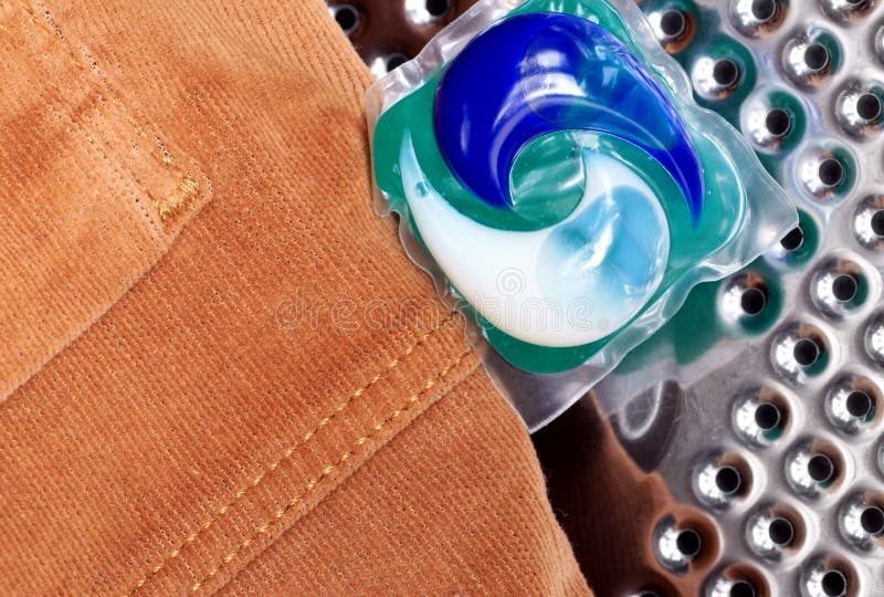 Gel capsules for washing. stock photo. Image of domestic - 85717654