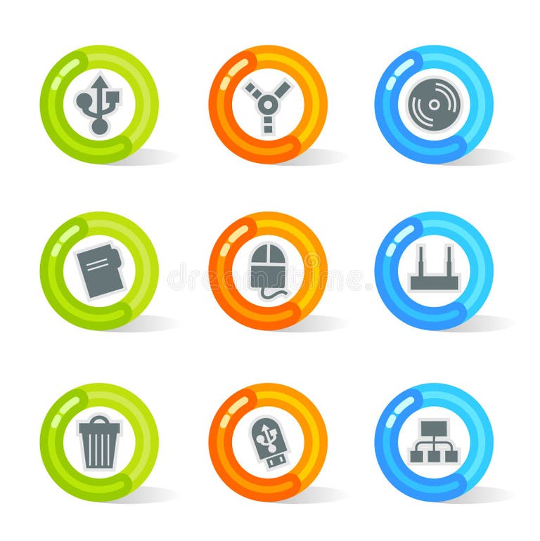 Gel Device Icons (vector) stock vector. Illustration of icons - 2808597