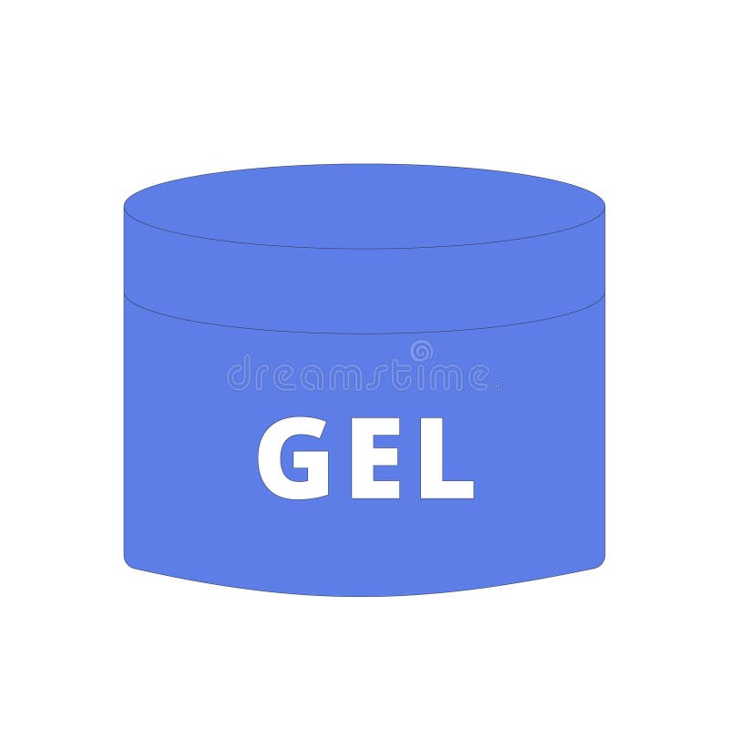 Gel for hair stock vector. Illustration of cosmetic - 302238037