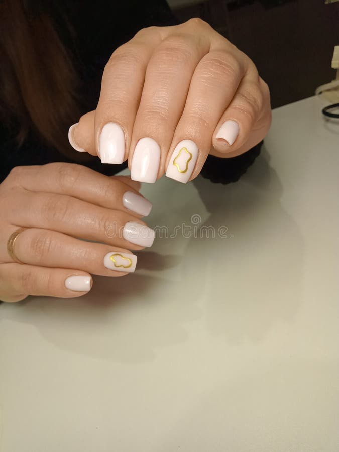 Gel nail polish stock photo. Image of nail, polish, pink - 269673452