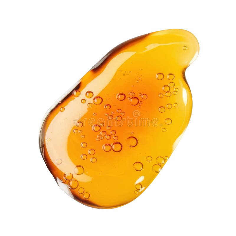 Gel Serum Texture with Bubbles Isolated on White Stock Photo - Image of ...