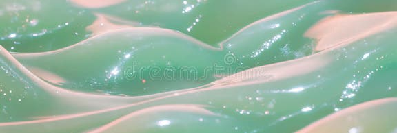 Translucent Aloe Gel with Tiny Particles and Light Scattering ...
