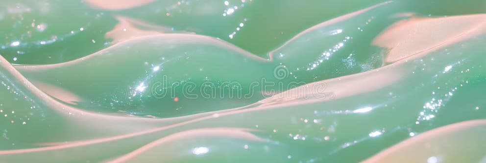 Translucent Aloe Gel with Tiny Particles and Light Scattering ...