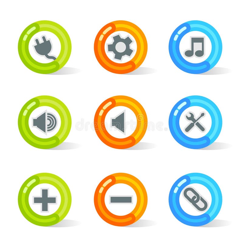 Gel Web Icons (vector) stock vector. Illustration of schematics - 2808608