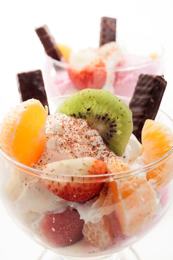 Gelado misturado imagem de stock. Imagem de mandarina - 35805585