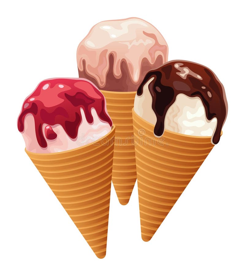 Gelato illustrazione vettoriale. Illustrazione di appetito - 14070616